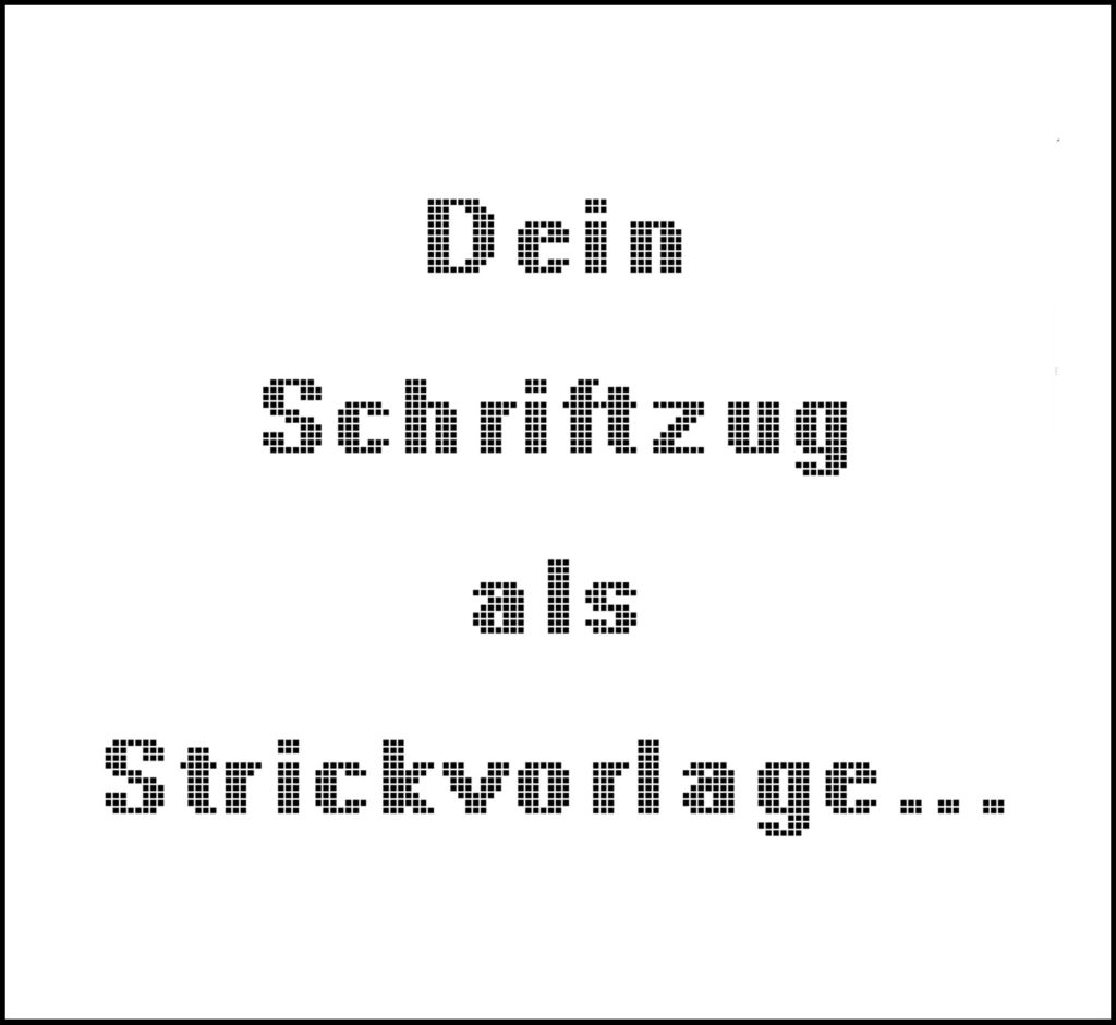 Buchstaben stricken | maschentext.de